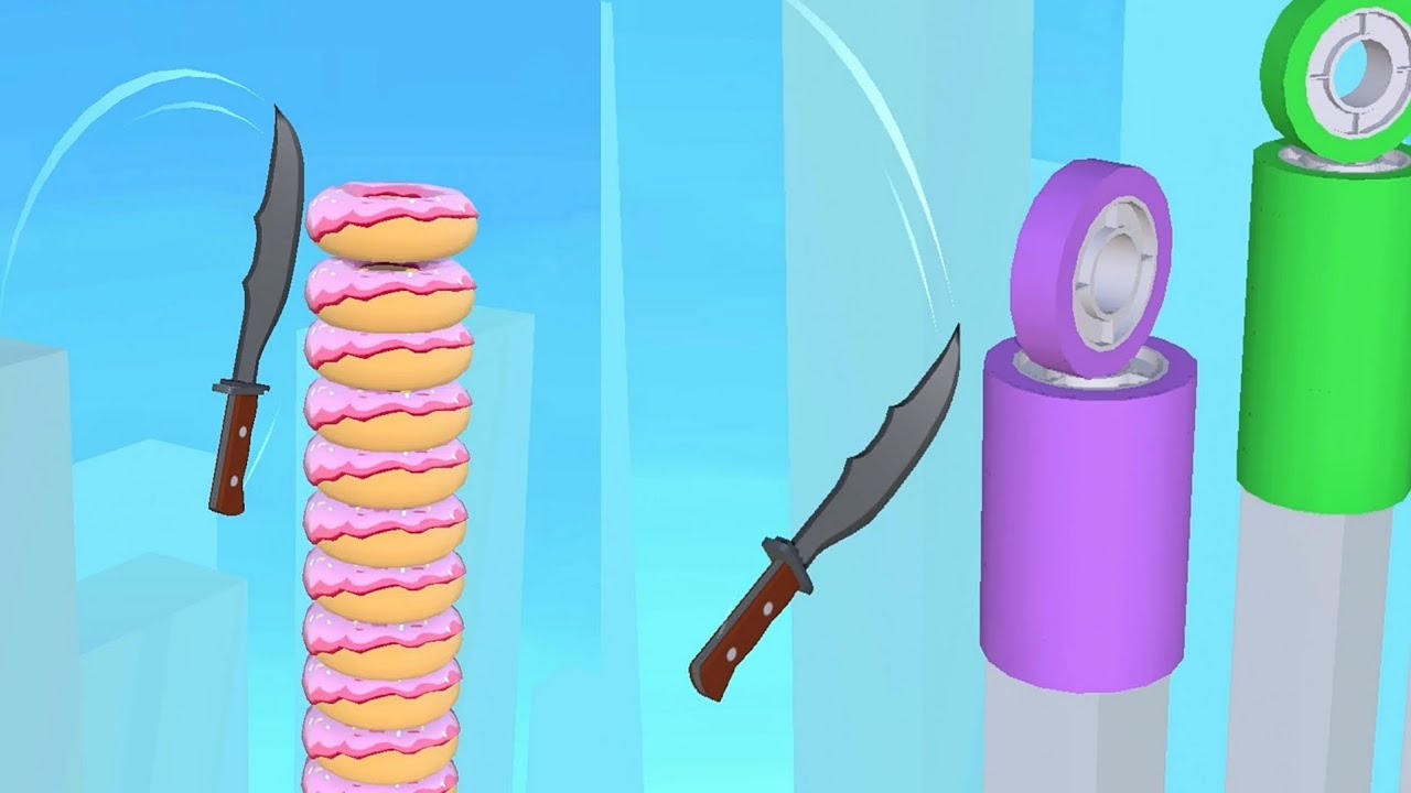 Almost Cut Game! Very satisfying ASMR slicing video - YouTube