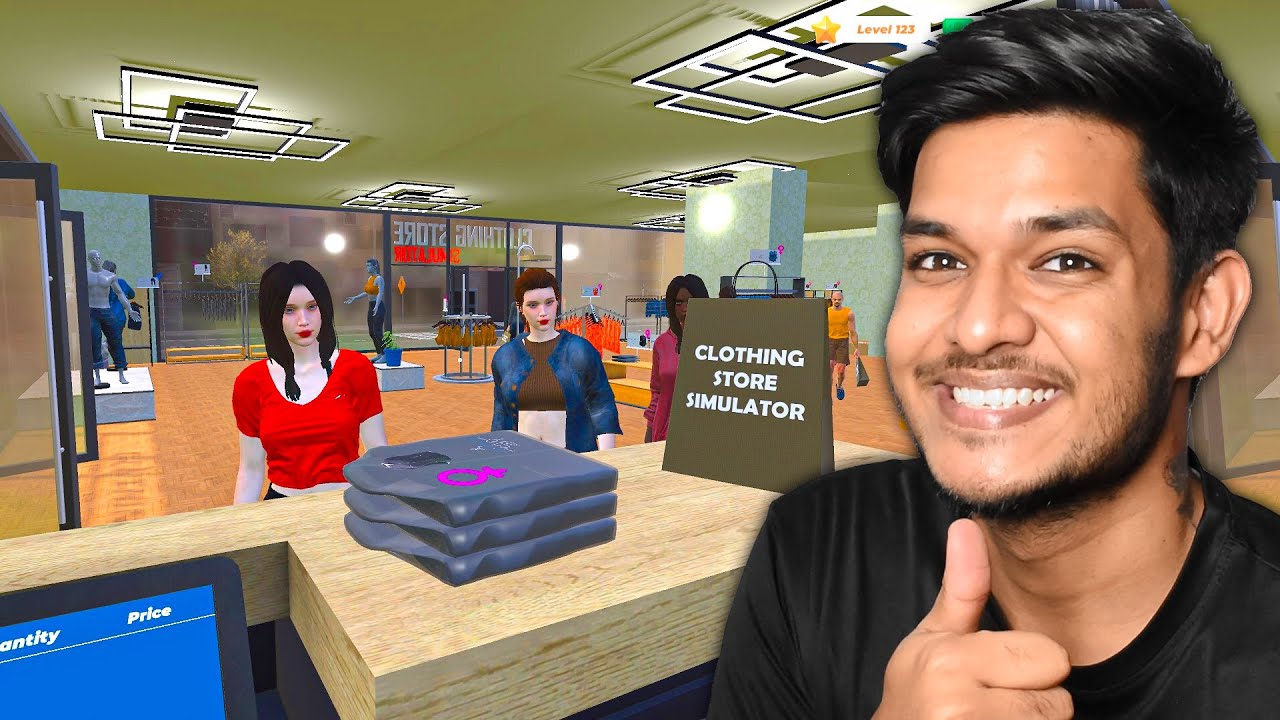 VEBV OPENED A CLOTHING STORE Clothing Store Simulator: Prologue - YouTube
