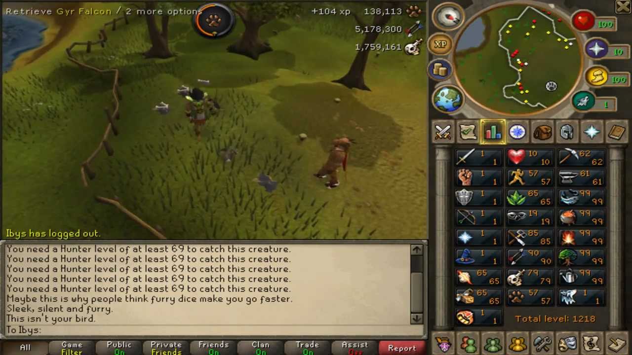 RuneScape Hunting Kebbits! - YouTube
