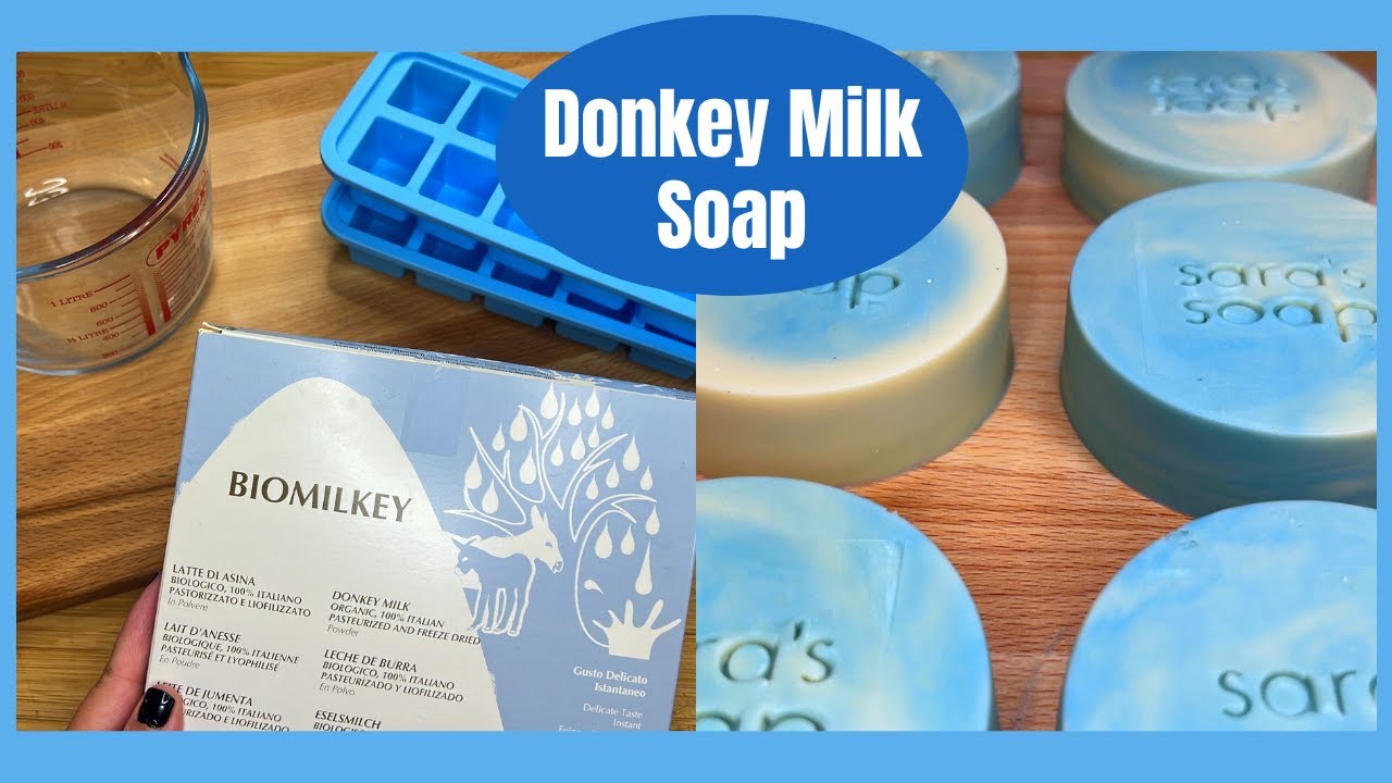 LUXURIOUS Donkey Milk Soap Making ASMR style no talking - YouTube