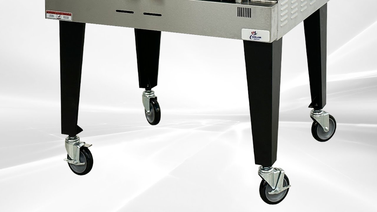 Only Legs and wheels for Commercial Convection Oven WCO3 - YouTube