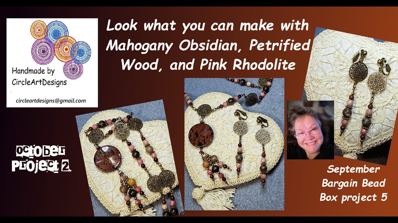 Look what Mahogany Obsidian, petrified wood, and pink Rhodonite can ...