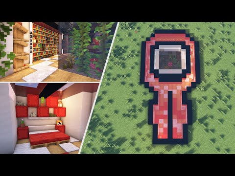 Minecraft | How To Build Squid Game Red Guard House !!