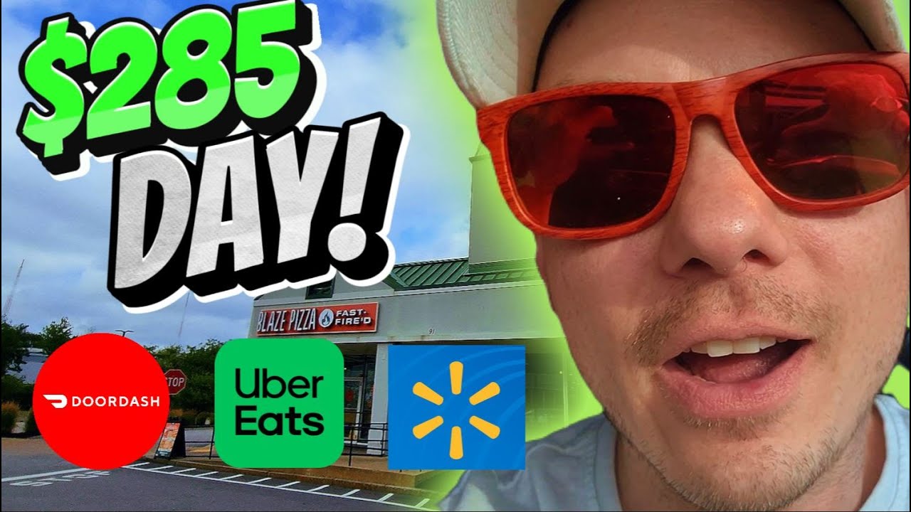 $285 Day, $30 An Hour As a Platinum Dasher Using Doordash, Uber Eats ...