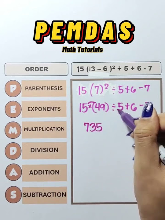 PEMDAS - YouTube