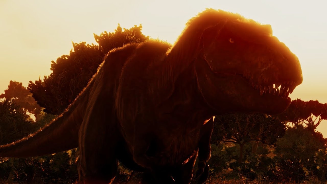 T-REX Looking for Water - YouTube