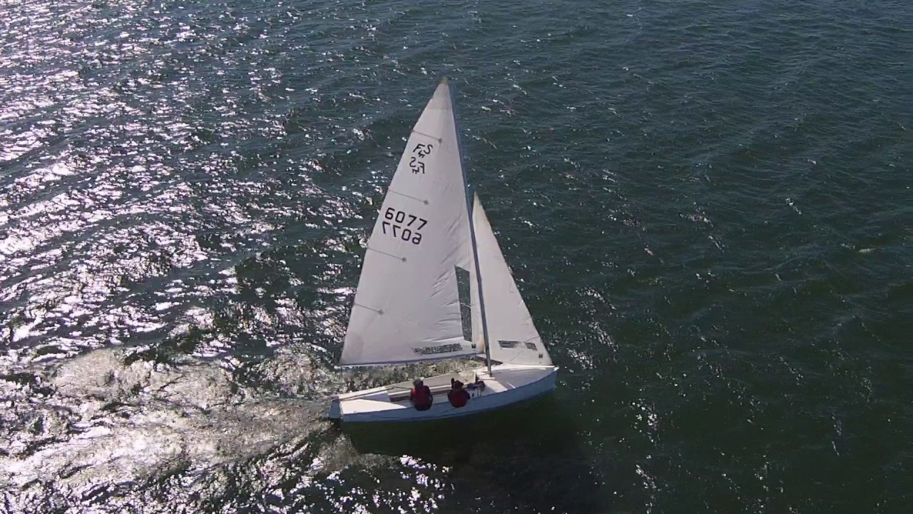 Flying Scot Aerial Footage from Great 48 Regatta - YouTube