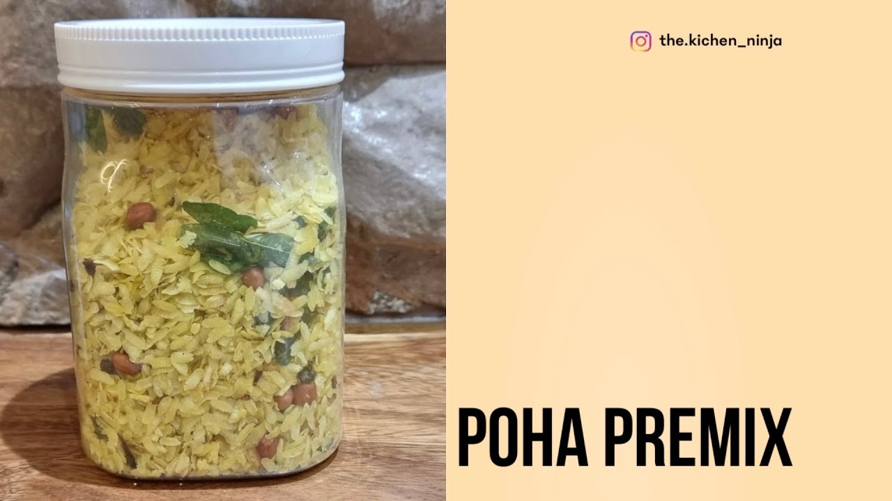 Poha Premix // instant// travelling package// homemade// vegetable ...