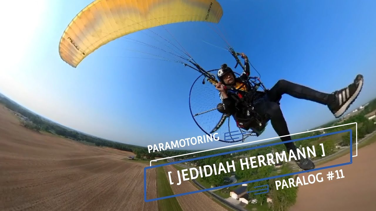 Paramotor low flying and more practice! 2 days in a row! - YouTube