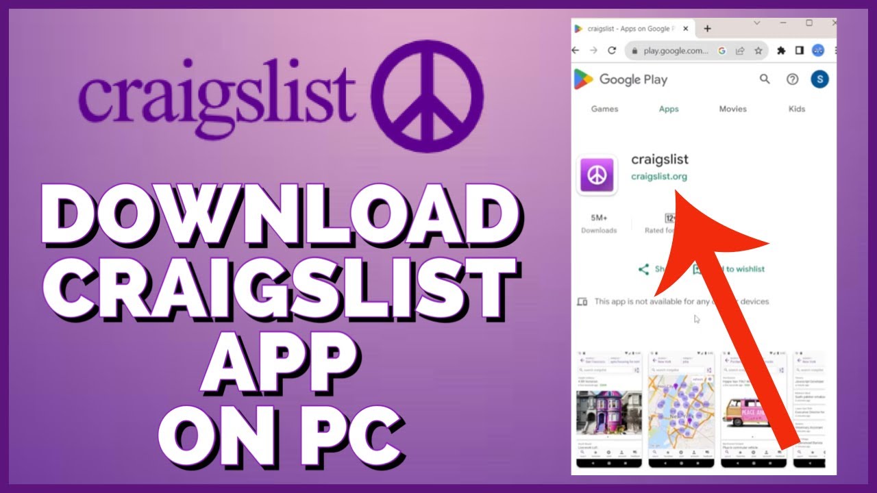 How to Download/Install Craigslist App on Desktop PC 2023? - YouTube