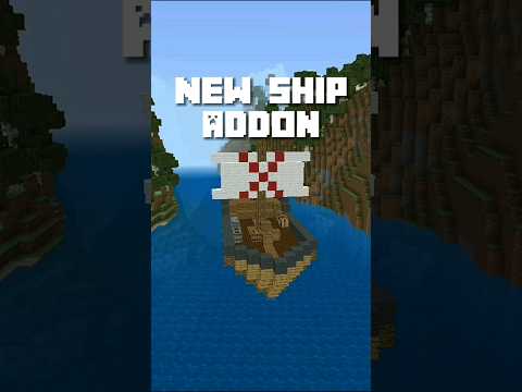 Buat Model Kapal Kamu Sendiri ⛵ #addonmcpe #shorts  #minecraft #mcpeaddon #addon #swordblaze