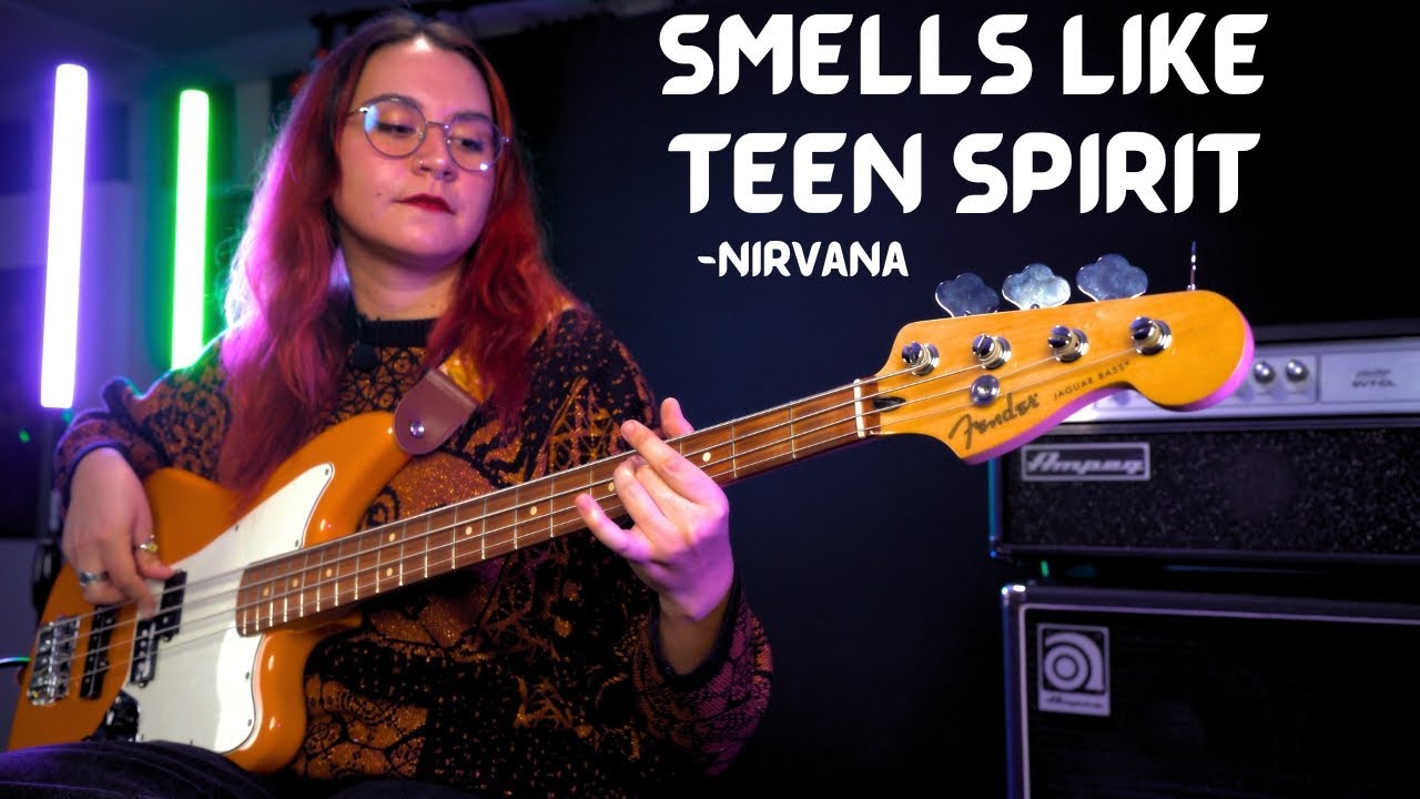 “Smells Like Teen Spirit” by Nirvana - Bass Tutorial w/Tabs - YouTube