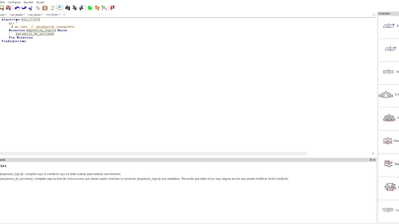 Comando Mientras PSEINT - YouTube