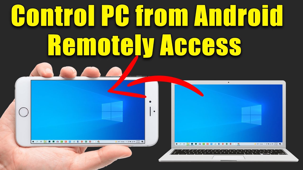 How to Control PC from Android mobile | Remotely Access 2022 - YouTube