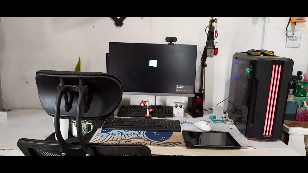 tuturial menyalakan pc. - YouTube