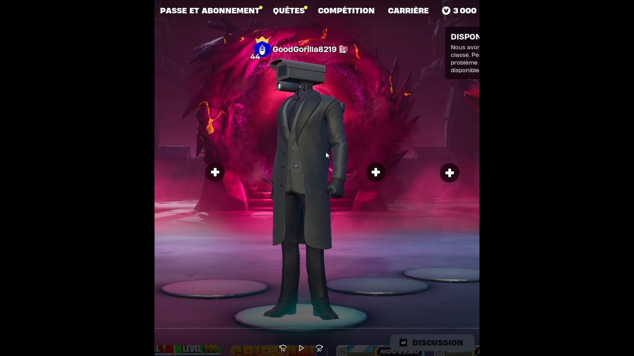 Skin CAMERAMAN sur Fortnite : je découvre et je test - YouTube