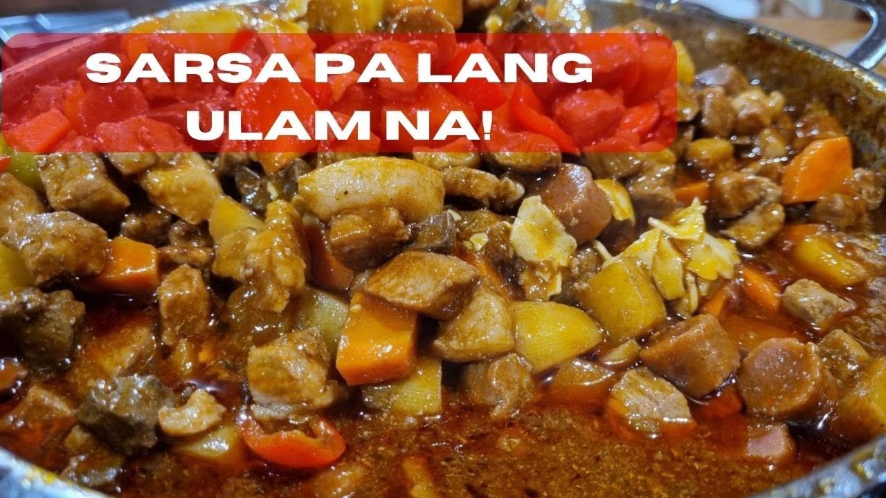 Filipino Style Menudo Recipe Cheesy menudo Masarsa - YouTube
