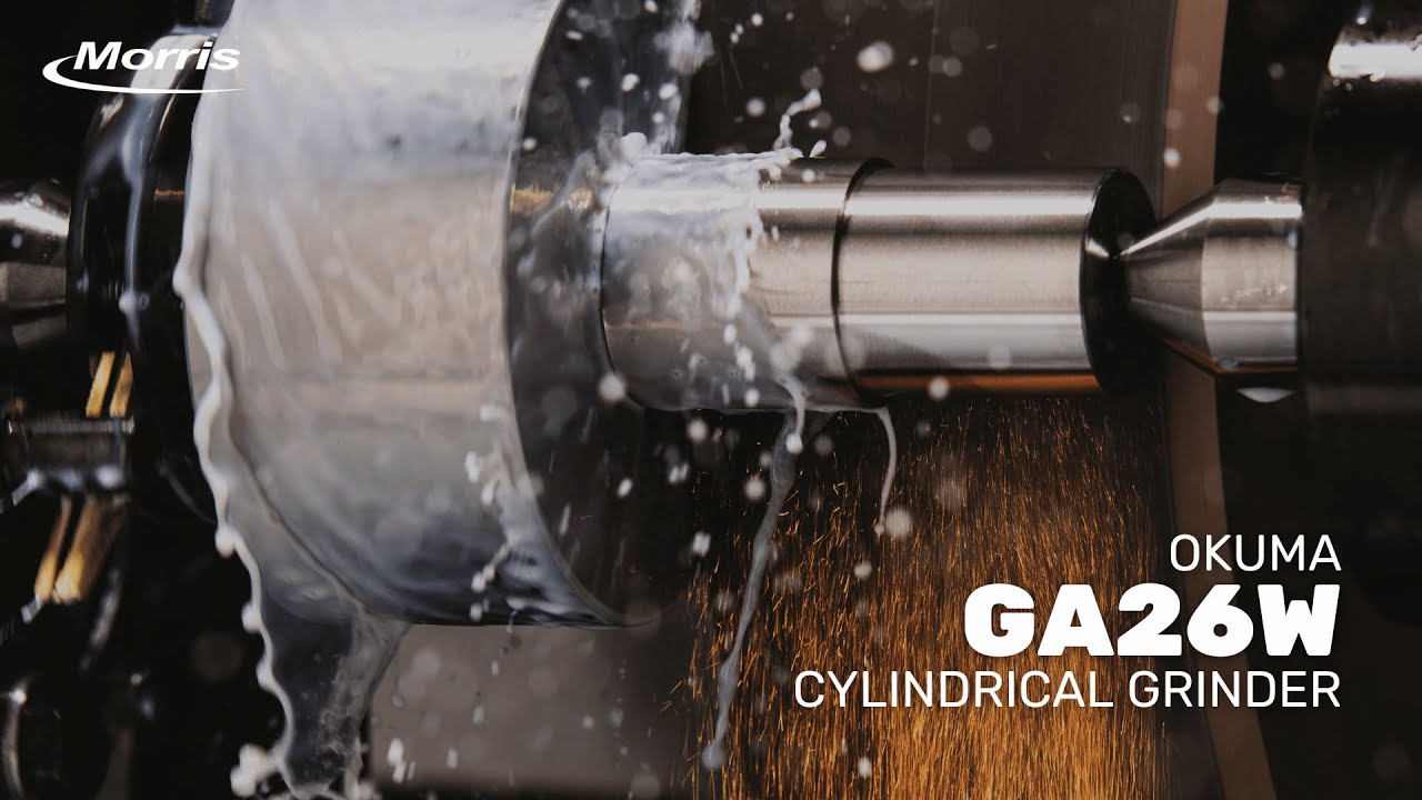 Okuma's GA26W - Cylindrical Grinder - Morris - YouTube