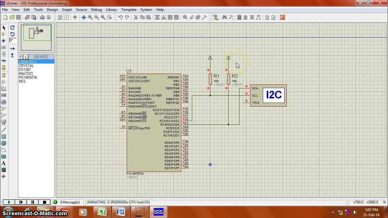 I2C Master mode interfacing using I2C debugger - YouTube