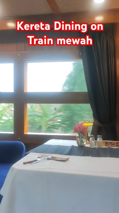 Kereta Dining on Train KAI mewah banget di Java Priority #makan # ...