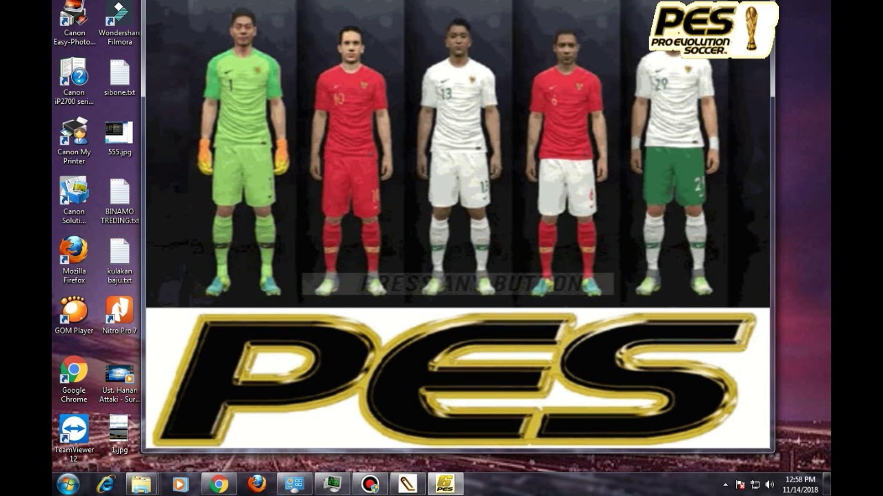 GANTI BACKGROUN DAN LOGO PES 6 - YouTube