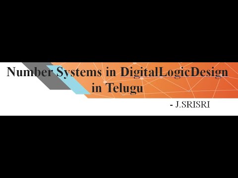 1.NUMBER SYSTEMS in Digital Logic Design(DLD) in telugu - YouTube