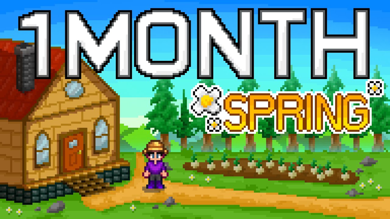 The First MONTH of Stardew Valley! - YouTube