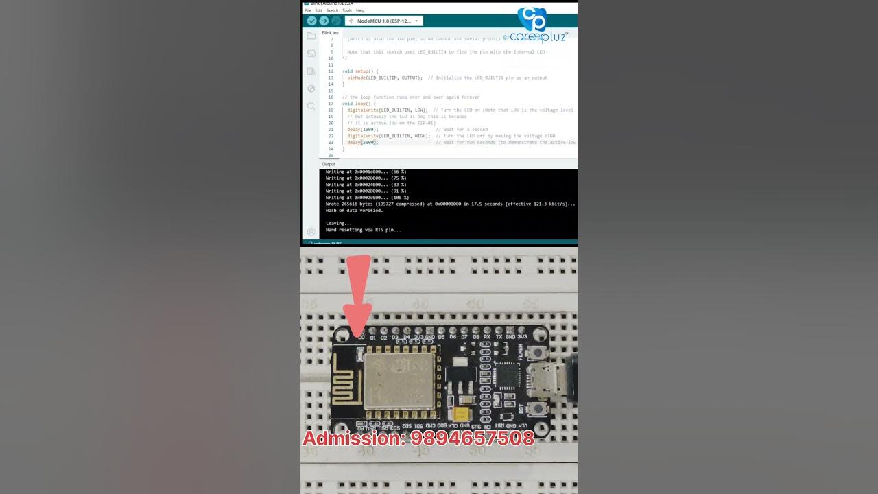 Fast & Easy ESP8266 LED Blink Project - YouTube
