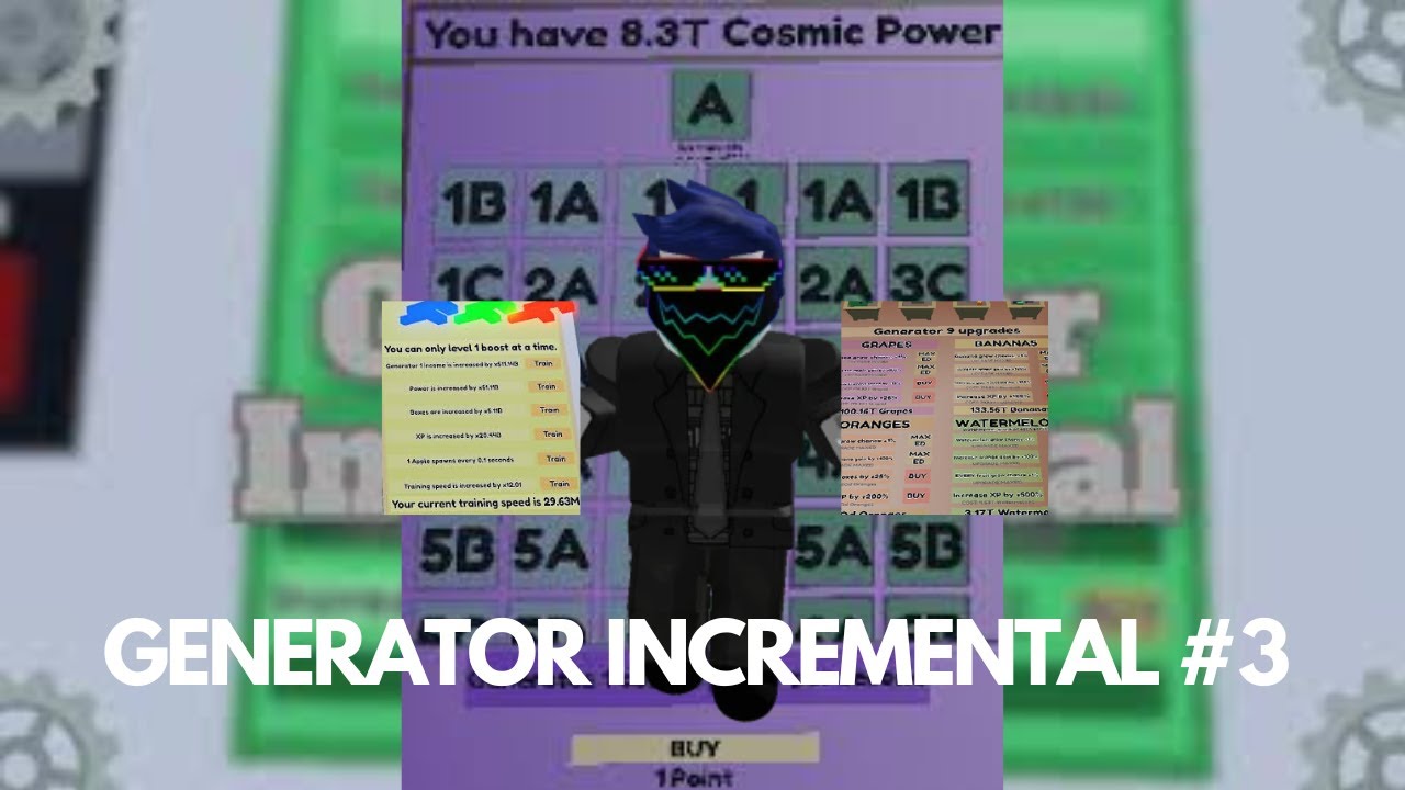 training , fruits and cosmic power | generator incremental #3 - YouTube
