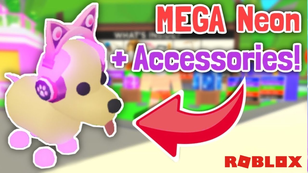NEW Mega Neon Pet & accessories Roblox: Adopt Me Trio of Stars - YouTube