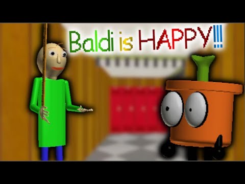 Baldi is HAPPY!!! (BB+ V0.8.1 Mod) - YouTube