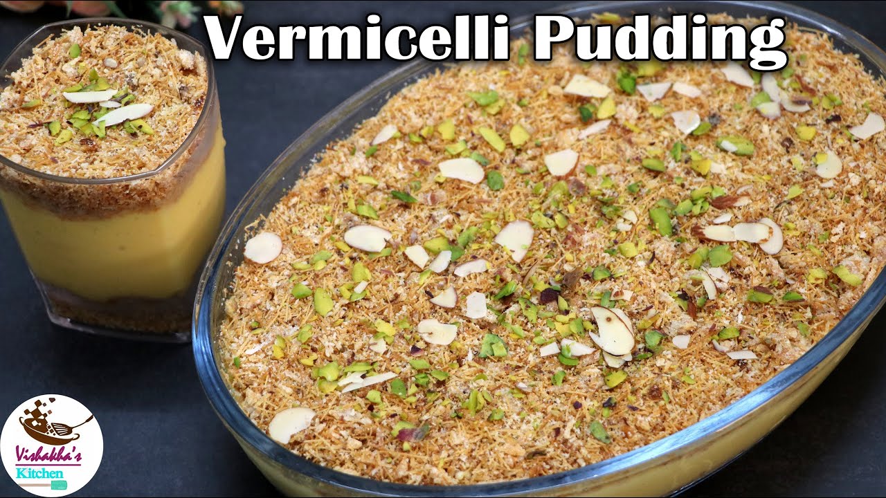 Nawabi vermicelli Pudding | Creamy And Crispy Vermicelli Dessert - YouTube