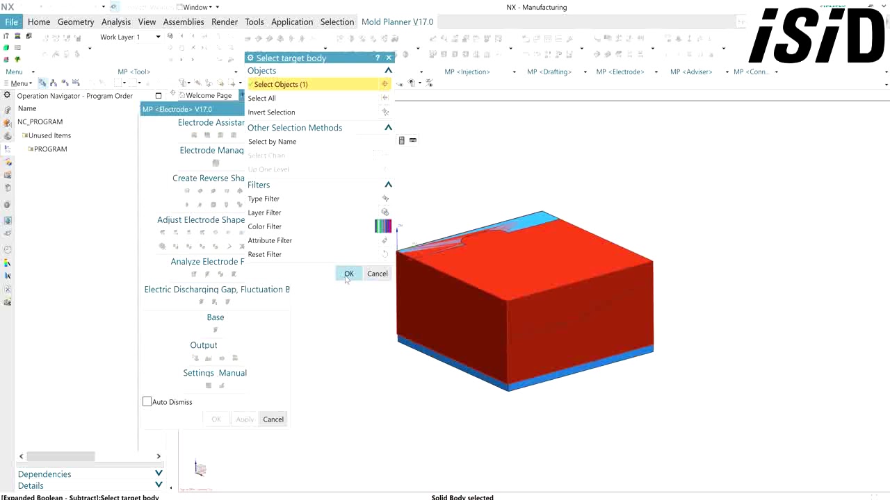 Mold Planner Electrode Creation - YouTube