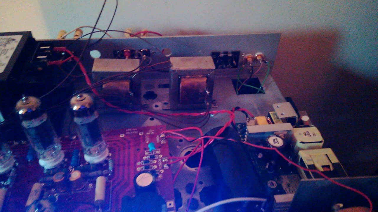 Single ended parallel EL84 tube amplifier - YouTube