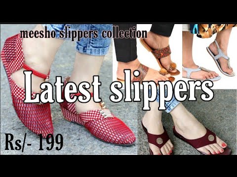 Meesho Online Footwear Shopping || Ladies Chappals || Slippers ...