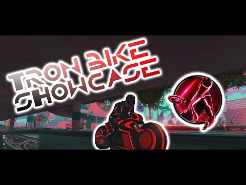 GTA V: RED "TRON" BIKE SHOWCASE! - YouTube