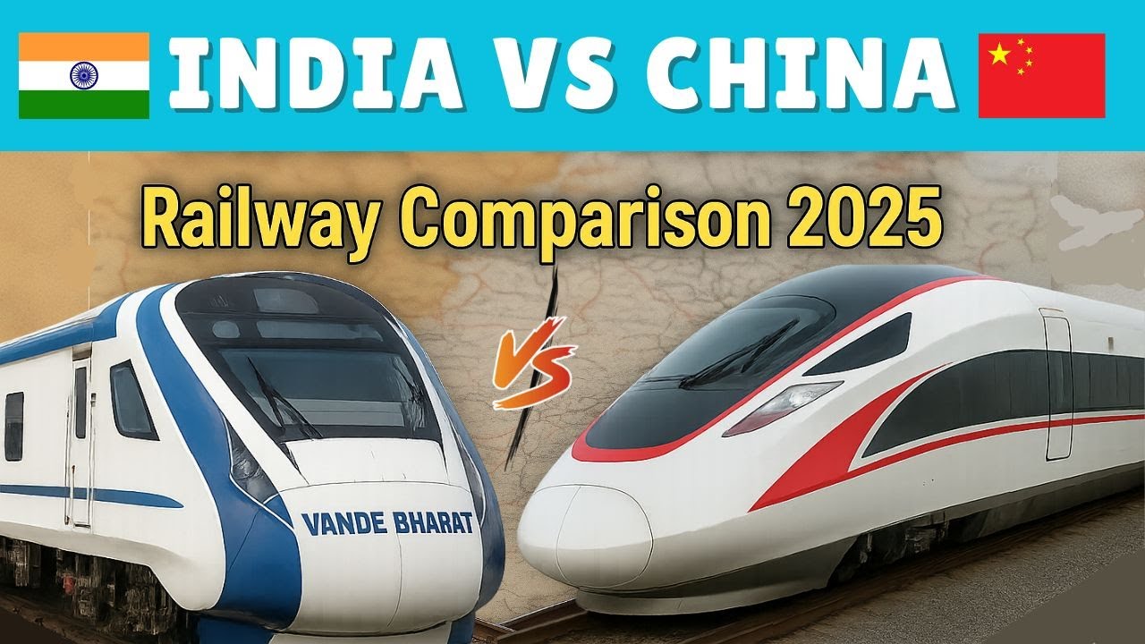 Indian Railways vs Chinese Railways 2025 – Track, Speed, High Speed ...