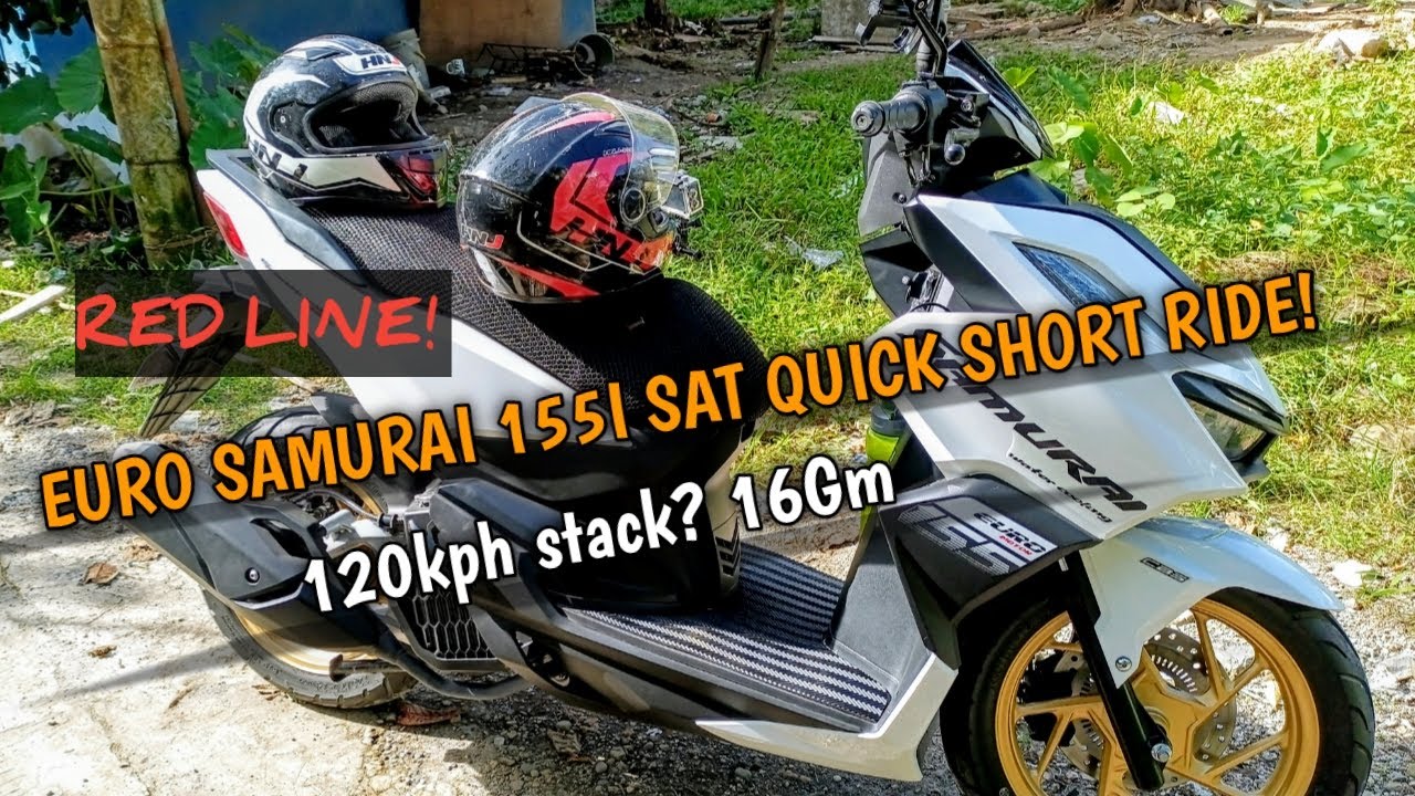 EURO SAMURAI 155 QUICK SHORT RIDE RED LINE? 120? ALL STACK' - YouTube