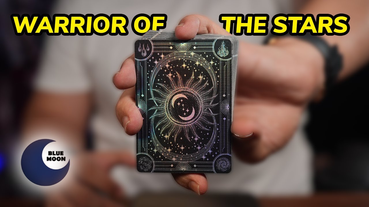 Unboxing the Warrior of the Stars Playing Cards by Blue Moon Co - YouTube
