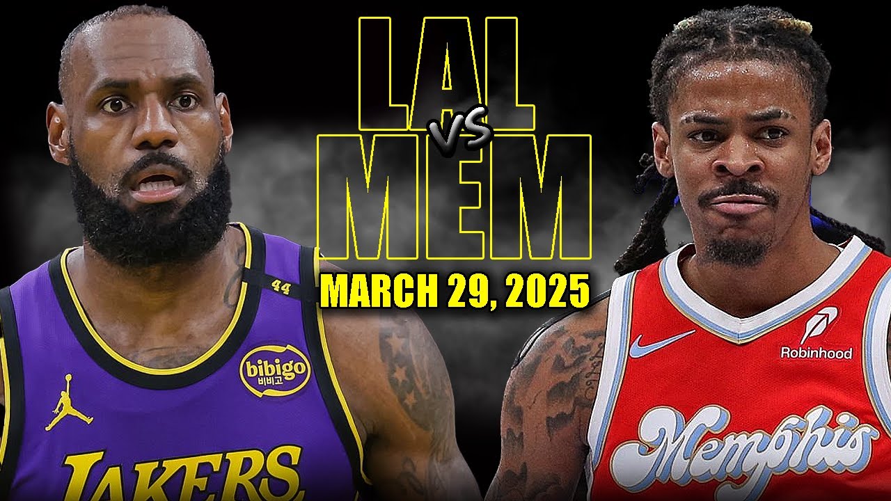 Los Angeles Lakers vs Memphis Grizzlies Full Game Highlights - March 29 ...
