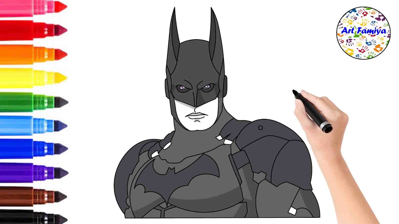 Evil Batman Drawing Finally Had A Chance To Get Back Into Some Oil