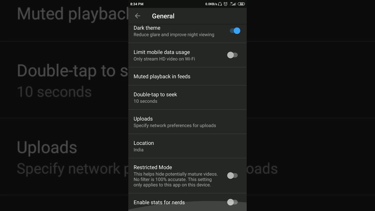YouTube dark mode / dark screen - YouTube