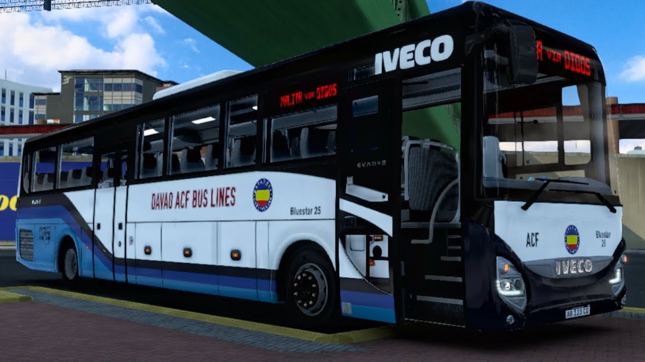 ETS 2 [1.45] | IVECO Evadys | Davao ACF Bus Lines | Mapa Ceibo ...
