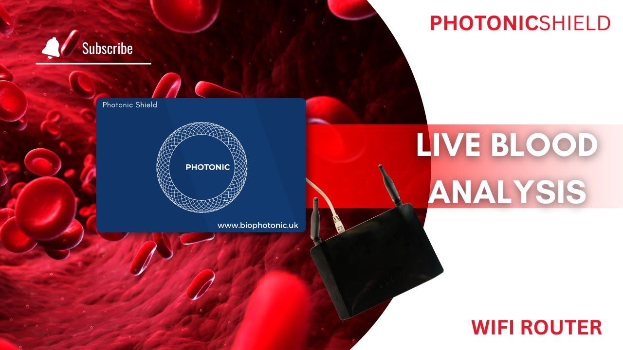 Photonic Shield Live Blood Analysis - WiFi Router - YouTube