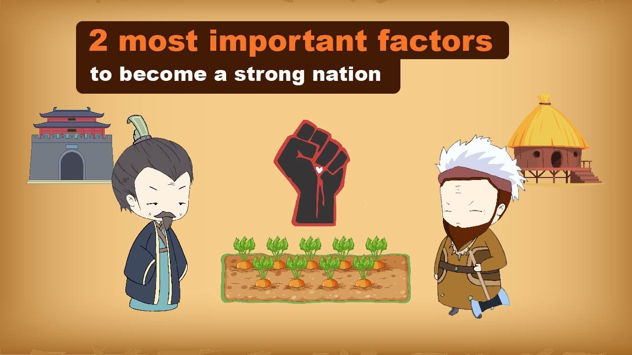 What are the two most important factors to become a strong nation ...
