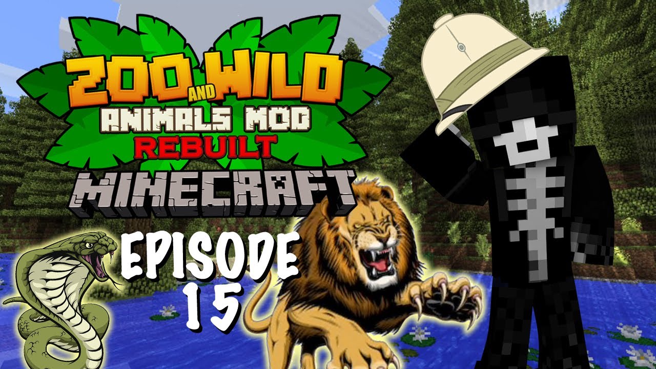 Minecraft SMP: Zoo and Wild Animal (ZAWA) Mod - EP15 - Snake & Reptile ...