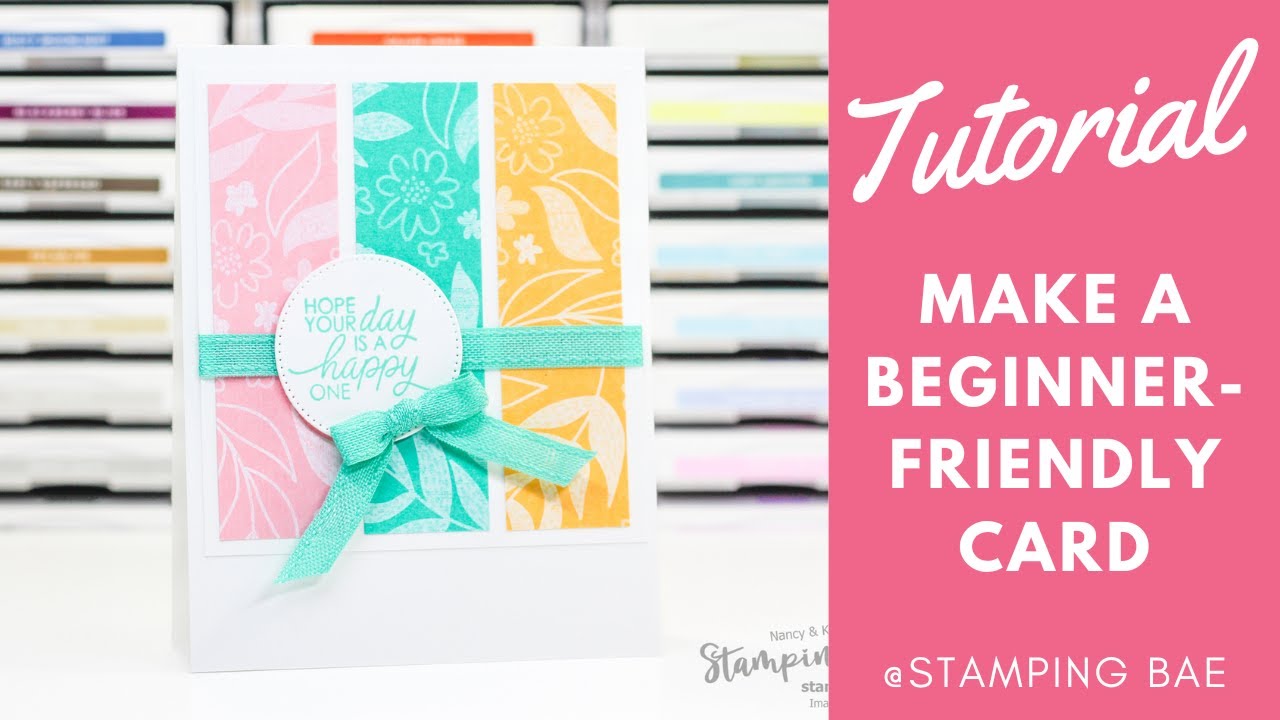 Beautiful Beginner-Friendly DIY Handmade Card - YouTube