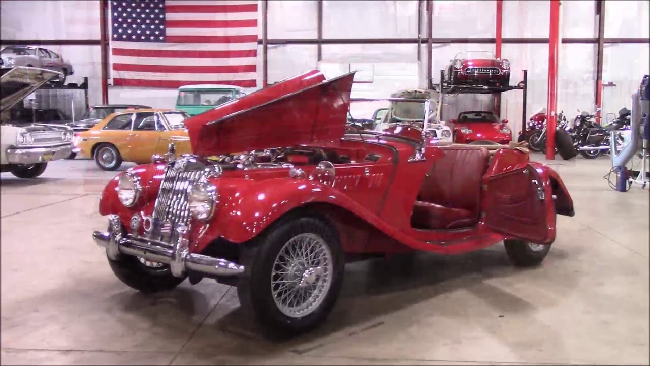 1954 MGTF red - YouTube