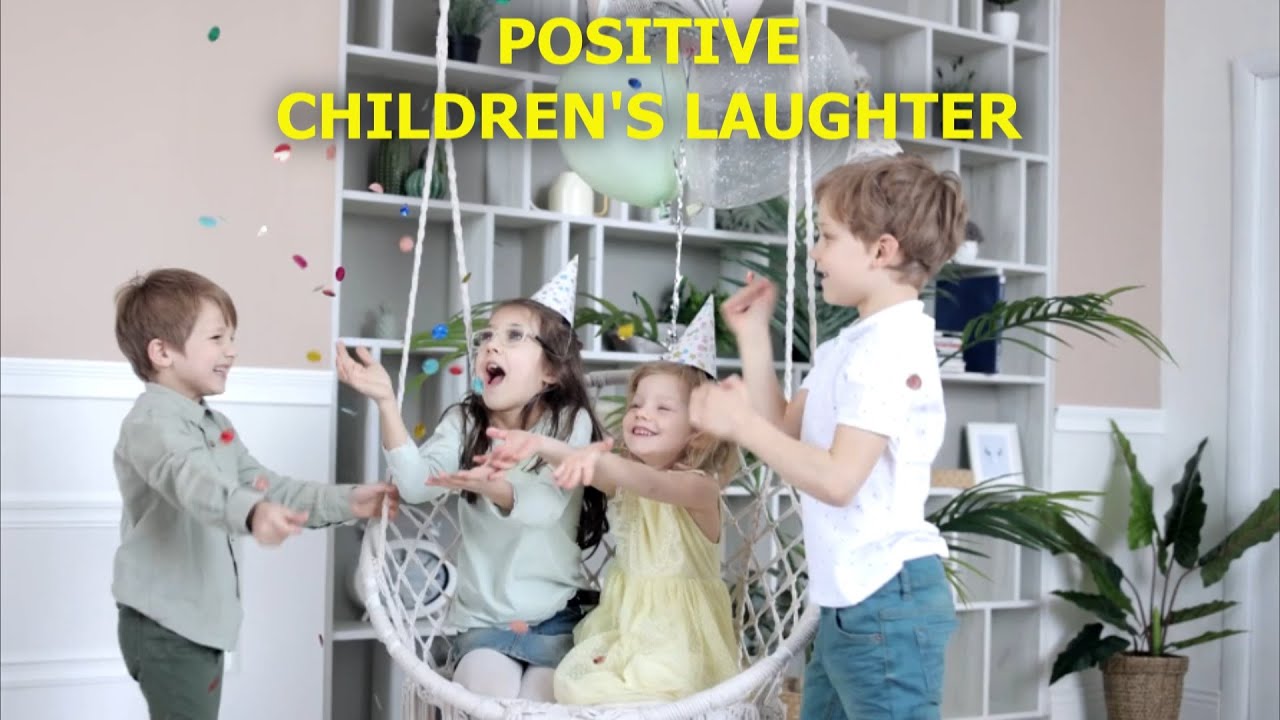 How children laugh, perky, positive, children's laughter - YouTube