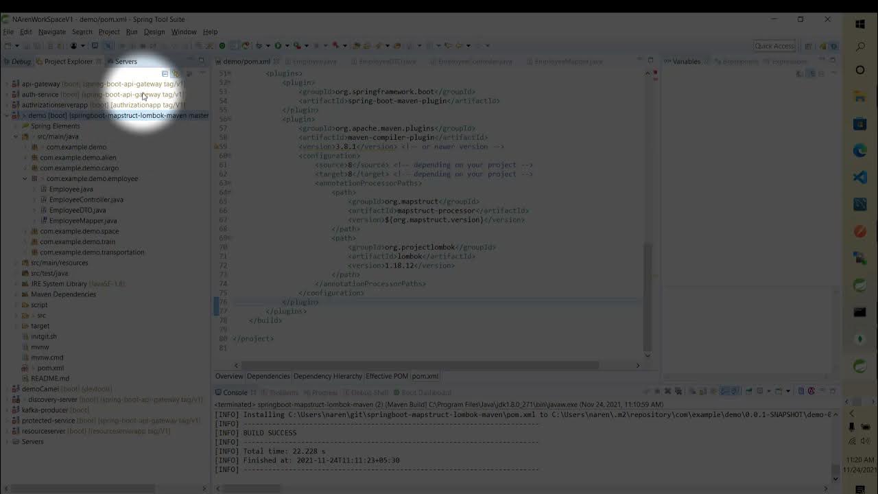 Spring Boot Mapstruct Lombok Youtube